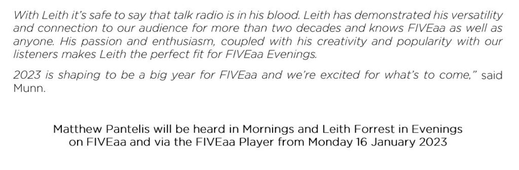 FIVEAA Line-Up Changes Announced For 2023
