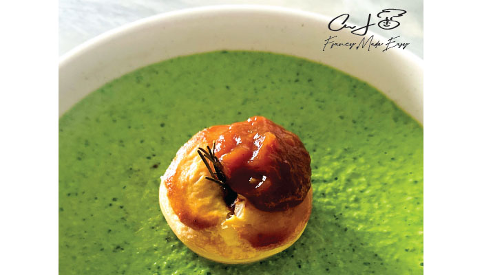 Chris Jarmer’s Quick Pea Soup for Pie Floater