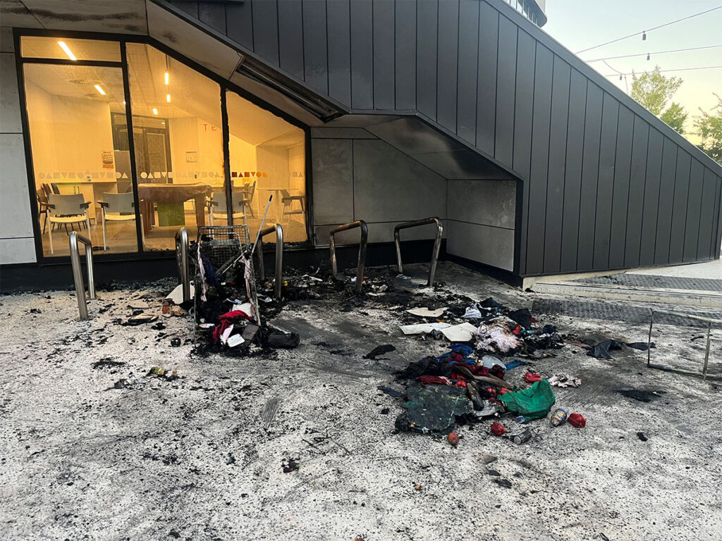 Man Arrested After A Fire Overnight